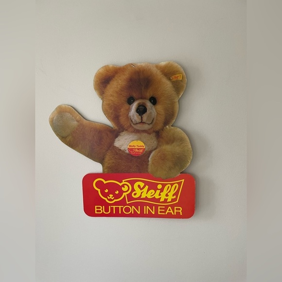 steiff | Other | Vintage Steiff Heavy Cardboard Two Sided Advertising ...